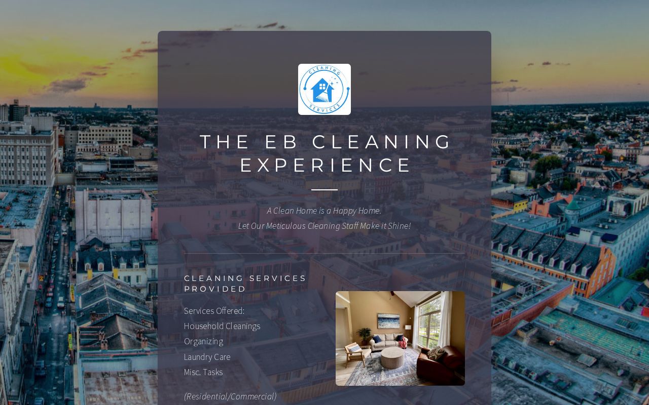 The EB Cleaning Experience